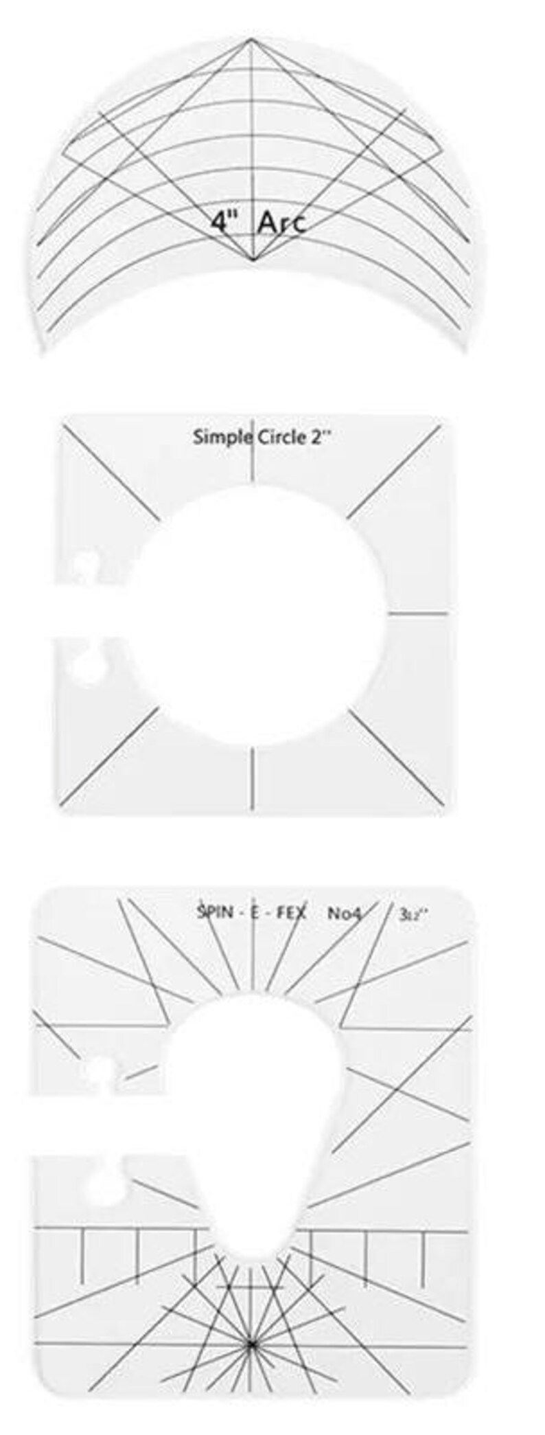 Patchwork Ruler, 6pcs, Plastic, Various Design, Different Pattern ...