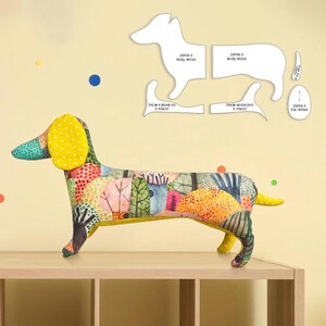Dog Memory Quilting Templates Set, 6pcs, Acrylic Stencils, Various ...