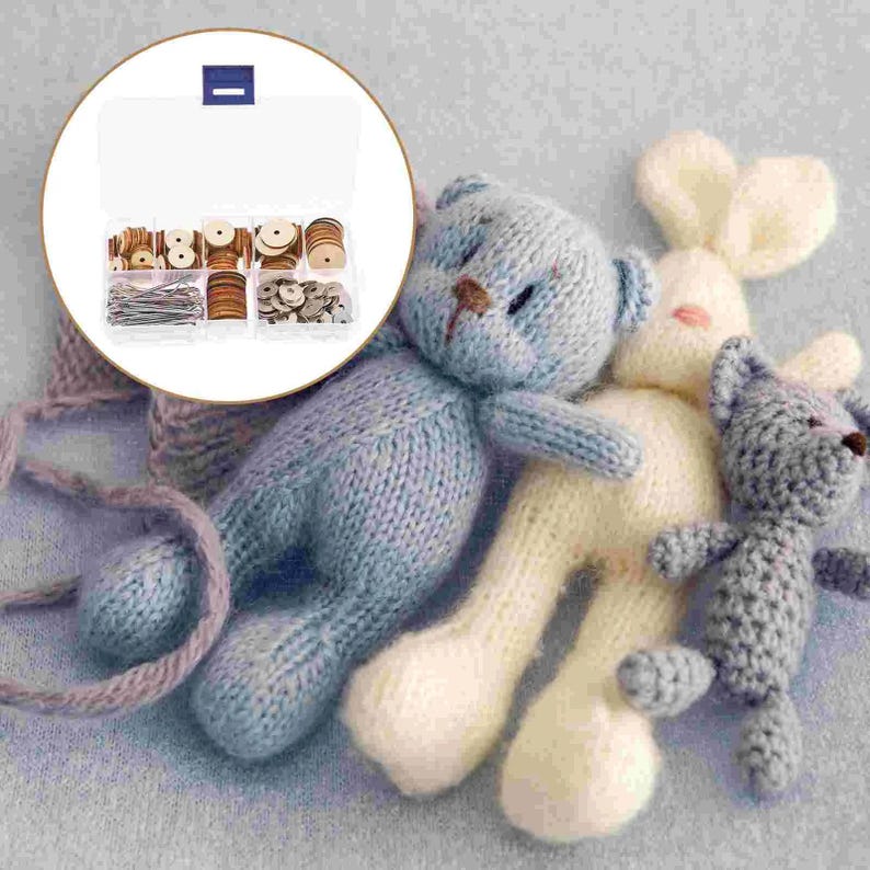 Toy Joints Connector, 1 Box Wooden Dolls Animal Cotter Pin for ...