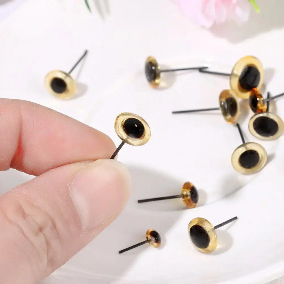 Doll Eyes, 20/50pcs, Brown Color Glass Steel Pins, Various Sizes, DIY ...
