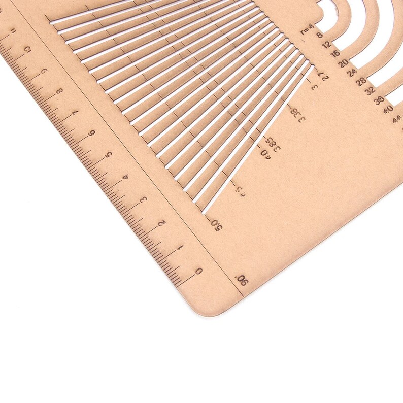 Leathercraft Cutting Template, Acrylic/kraft Paper, Leather Goods ...