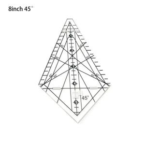 Quilting Ruler, Transparent Acrylic, Squedge Patchwork Template, DIY ...
