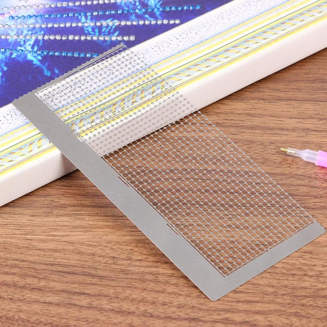 Diamond Painting Ruler, 2200 Holes, Stainless Steel, Various Styles ...