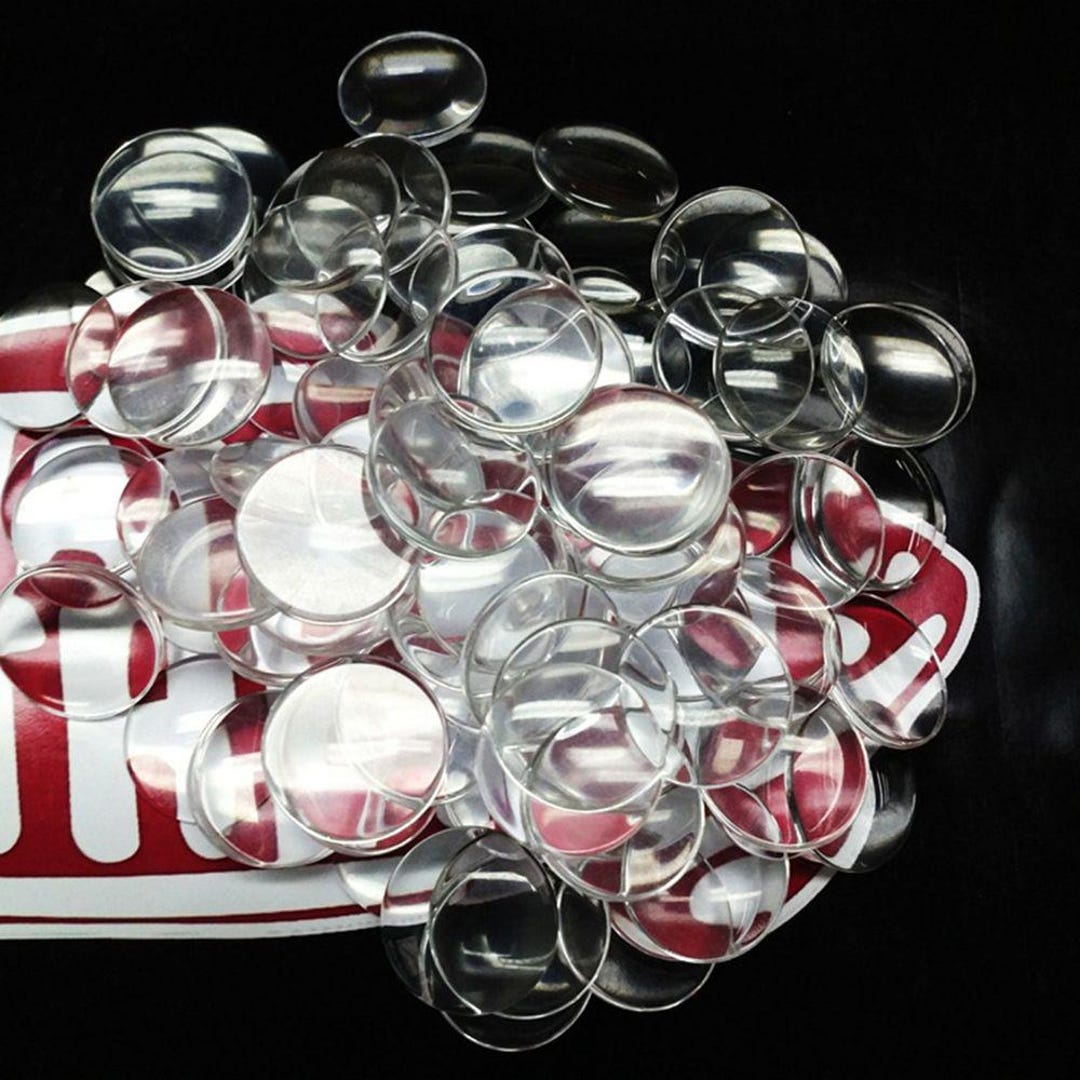 Blyth Doll Eye Chips, 50 Pairs, Blank Glass, White, Realistic Toy Parts ...