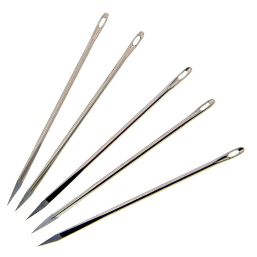 Sewing Needles, 10pcs, Stainless Steel, Various Sizes, Triangular Tips ...