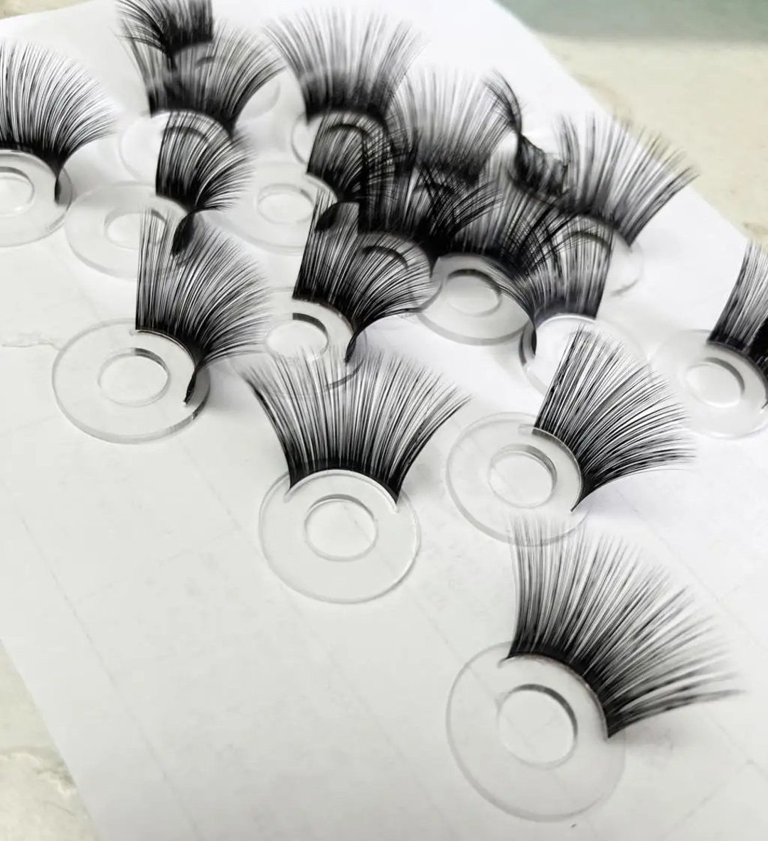 Doll Eyelashes, 10pairs, Plastic, Multiple Sizes Options, Fit 9mm/0 ...