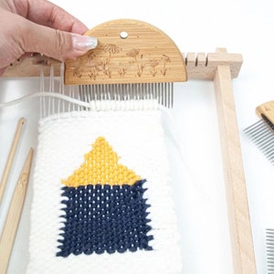 Weaving Comb Set, Hair Braiding Tools, Hand Looms Stick, Wooden ...