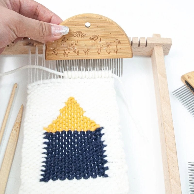 Weaving Comb Set, Hair Braiding Tools, Hand Looms Stick, Wooden ...