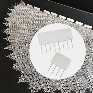 Knit Blockers Set, 20 Pcs Stainless Steel Knitting Knit Blocking Combs ...
