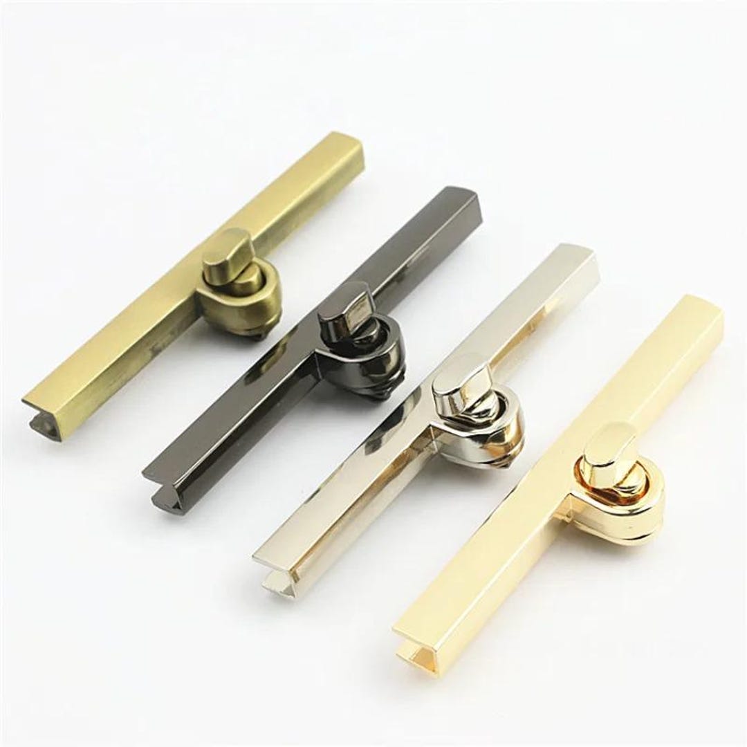 Bag Turn Lock Clasp, Metal, Various Colors, Fashion Handbag Closure ...
