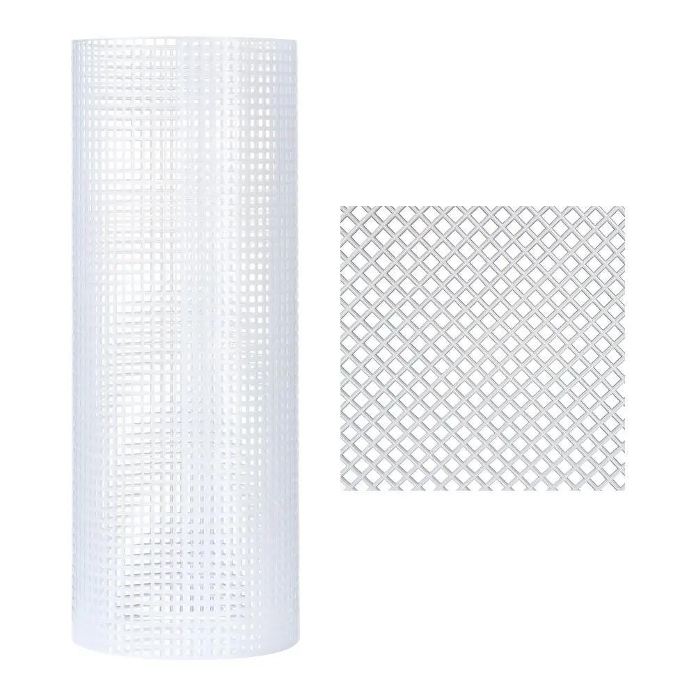 Plastic Canvas Sheet, Small/large Grids, Mixture Textile, White/black ...