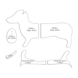 Dog Memory Quilting Templates Set, 6pcs, Acrylic Stencils, Various ...