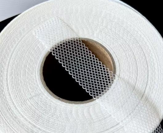 Hot Melt Adhesive Mesh Tape, 10M Roll, Rayon/polyester, Multiple Sizes ...