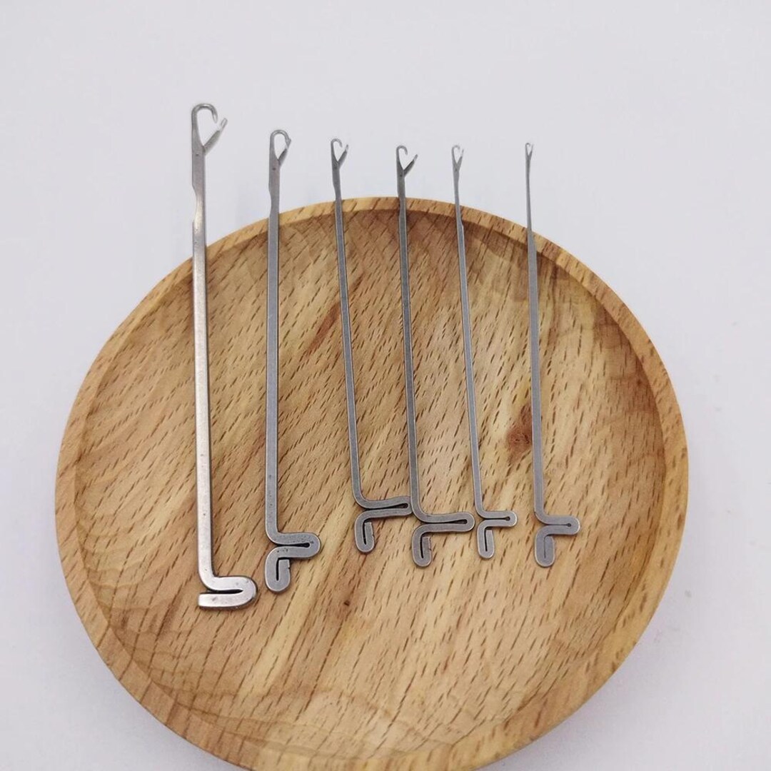 Crochet Threading Tools, 10pcs, Metal, Various Sizes, Machine Beading ...