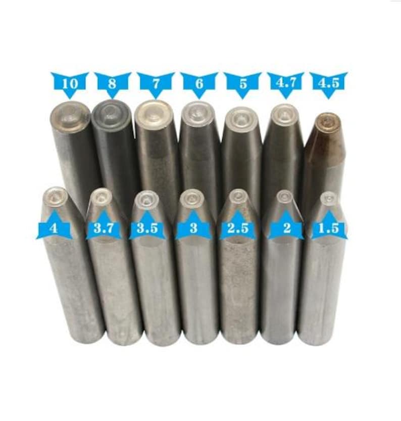 Rivet Curling Punch, Metal, Various Sizes, Flanging Mold, Semi-tubular ...