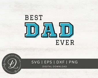Dad Varsity Outline SVG, Father's Day Svg, Dad Svg Cut File, Dad Arched ...