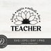 Teach Love Inspire SVG, Teacher SVG PNG, Teacher Appreciation Svg ...