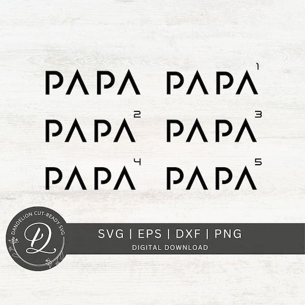 Papa Svg - Etsy