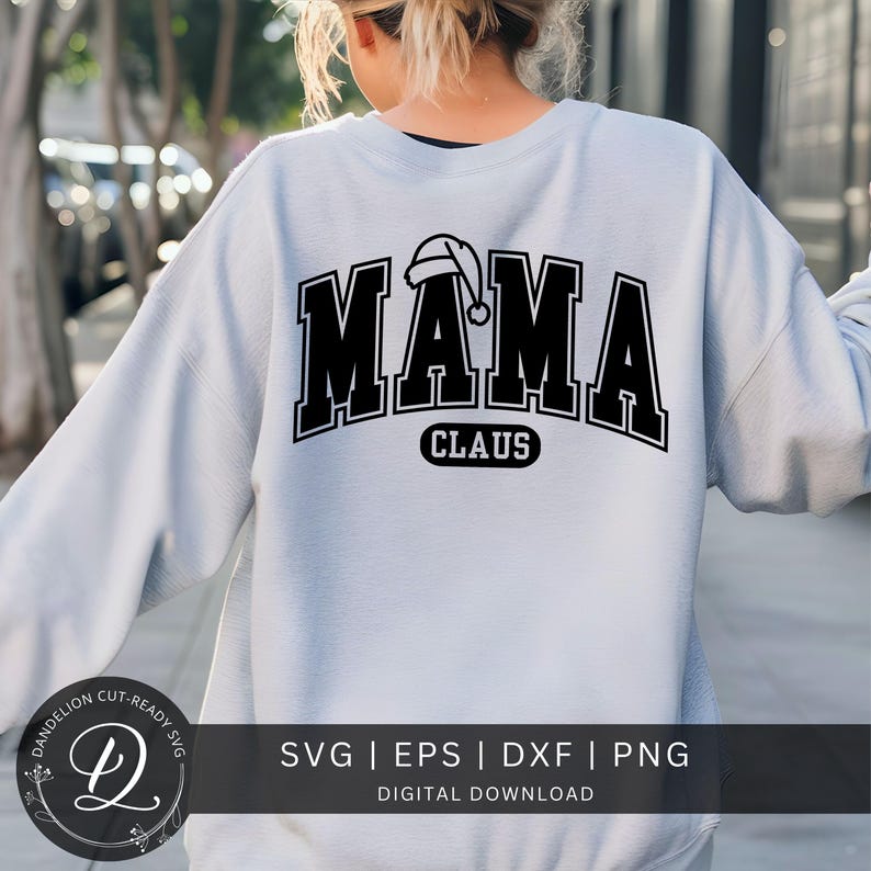 Mama Claus SVG PNG, Mama Claus Shirt Svg, Christmas SVG, Xmas ...