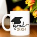 2024 Grad Svg, 2024 Graduation Cricut SVG, 2024 Graduate Cut File ...