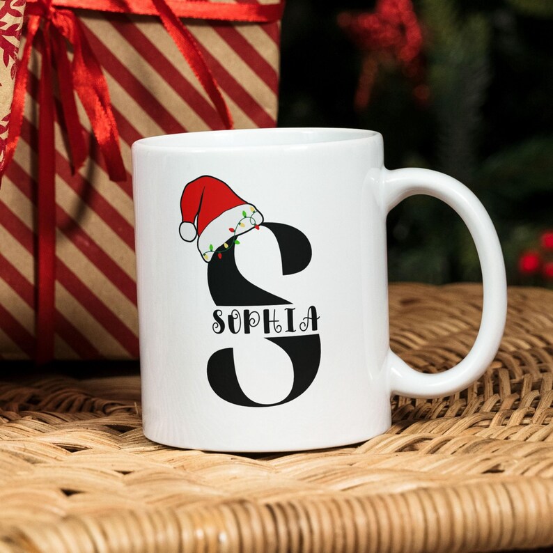 Christmas Monogram Alphabet SVG Bundle, Santa Letters A-Z (digital ...