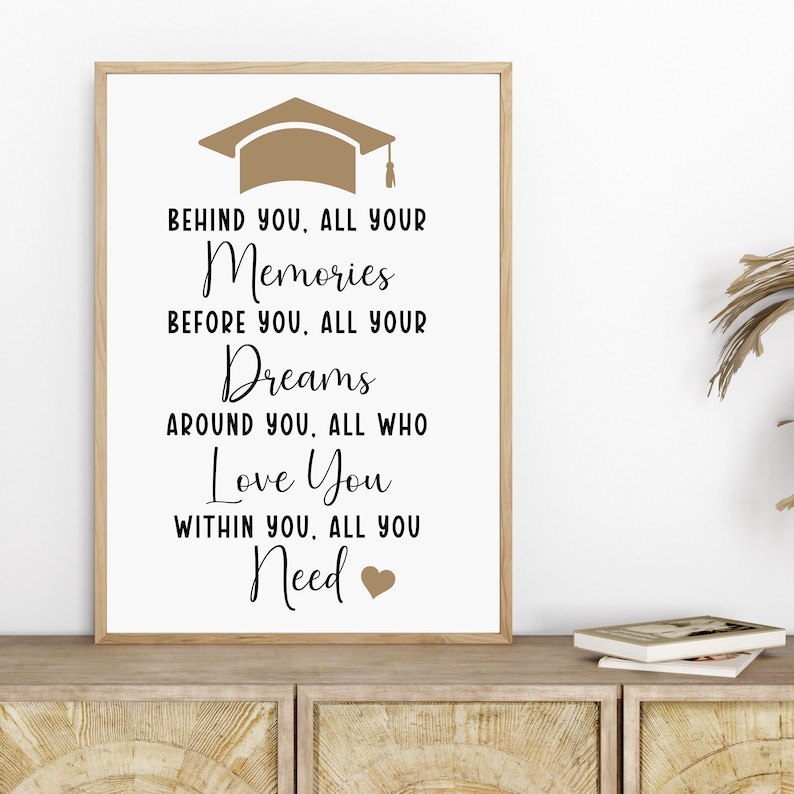 Behind You All Your Memories SVG, Graduation Quote SVG, Graduation Cut File, Graduate Svg Shirt ...