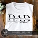 Dad SVG, Father's Day Gift SVG, Dad Split Name Frame Svg, Dad Cut File ...