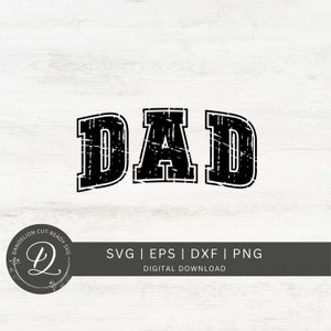 Dad Arched SVG, Father's Day Cut File (digital Download) - Etsy