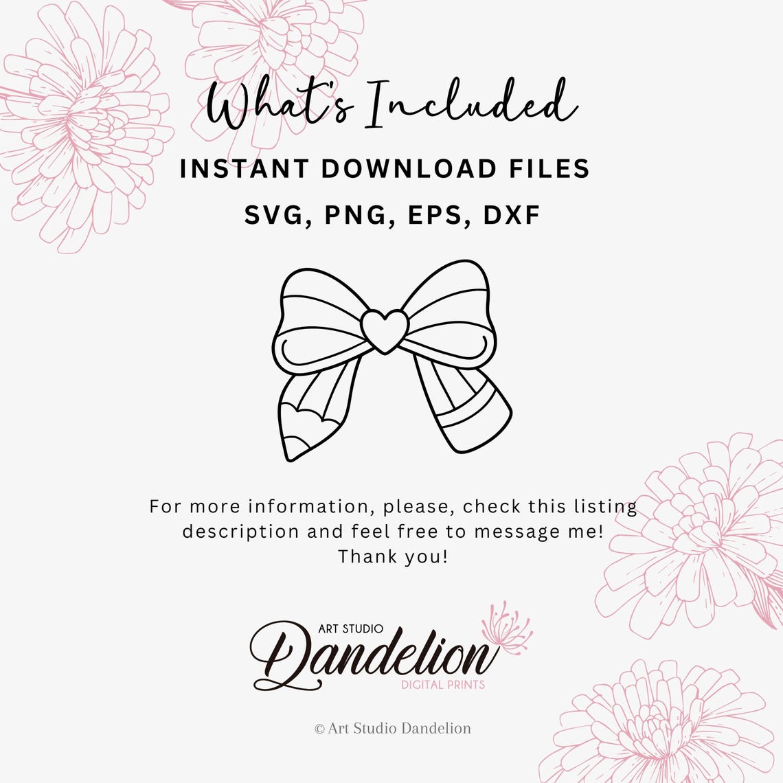 Pencil Coquette SVG, School Clipart, Teacher Cut File, Cuttable Pencil ...