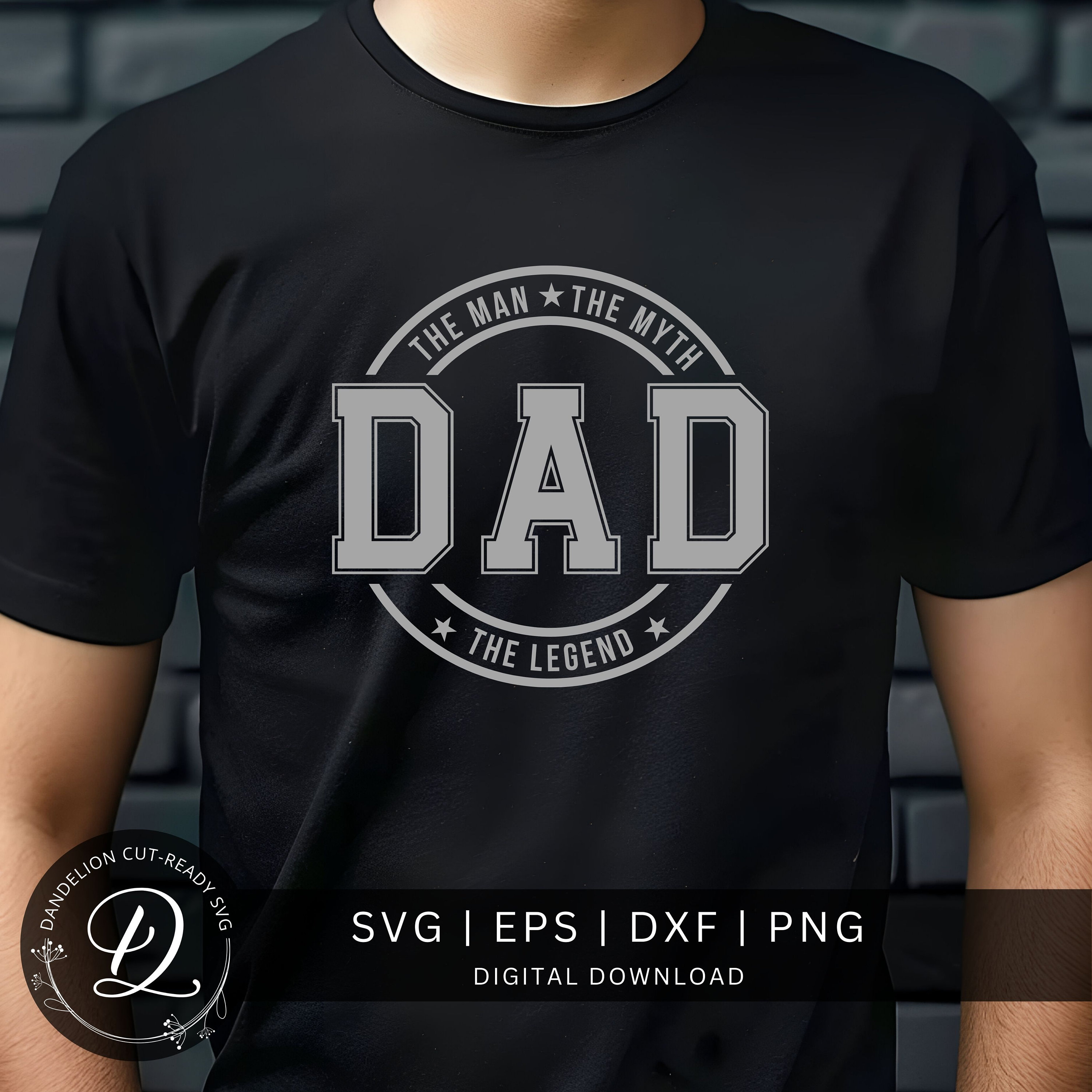 Dad SVG, the Man the Myth the Legend Svg, Father's Day Gift SVG, Dad ...