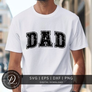 Dad Arched SVG, Father's Day SVG, Dad Svg Cut File, Dad Grunge PNG, Dad ...