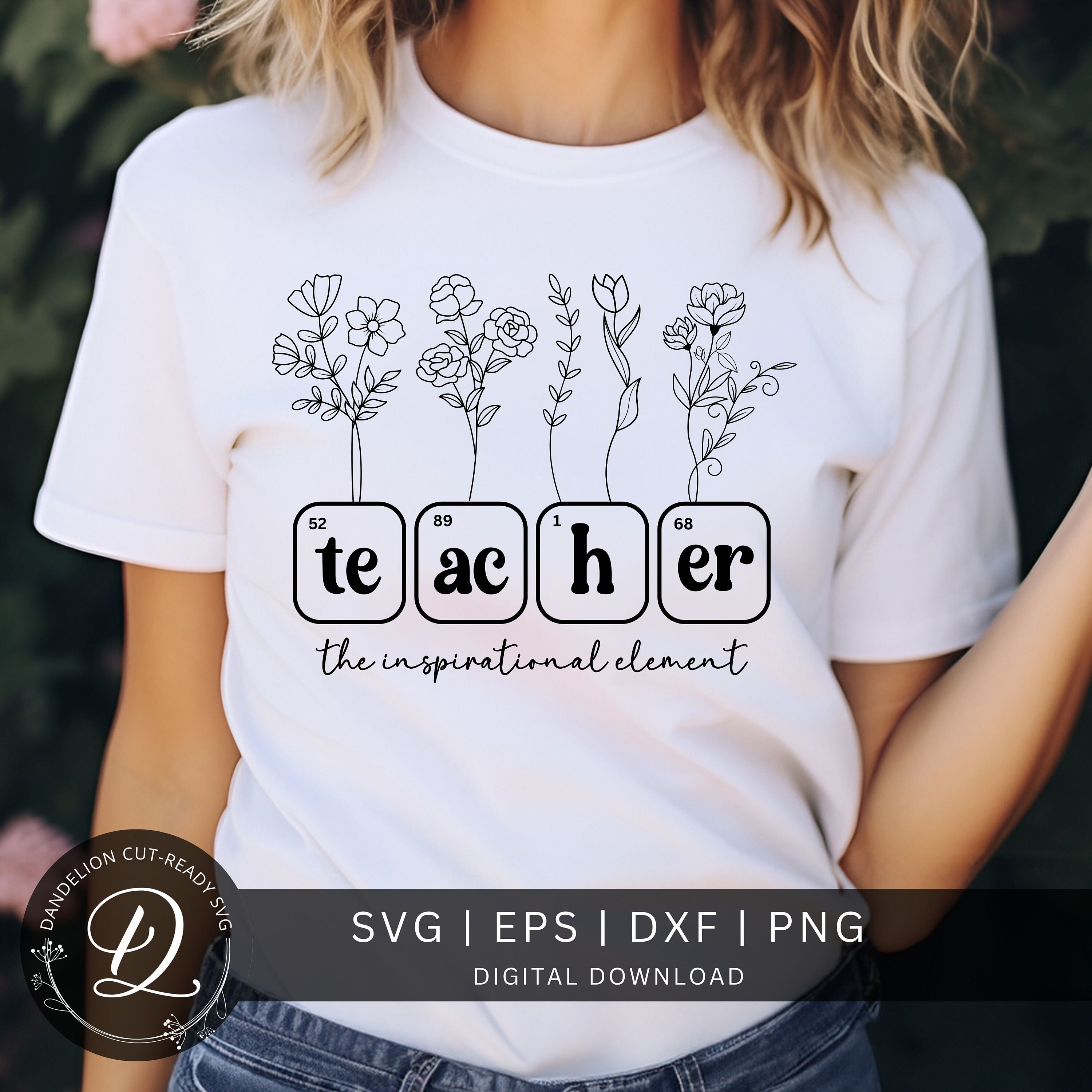 Periodic Teacher SVG File, Teacher Inspirational Element Svg, Teacher ...