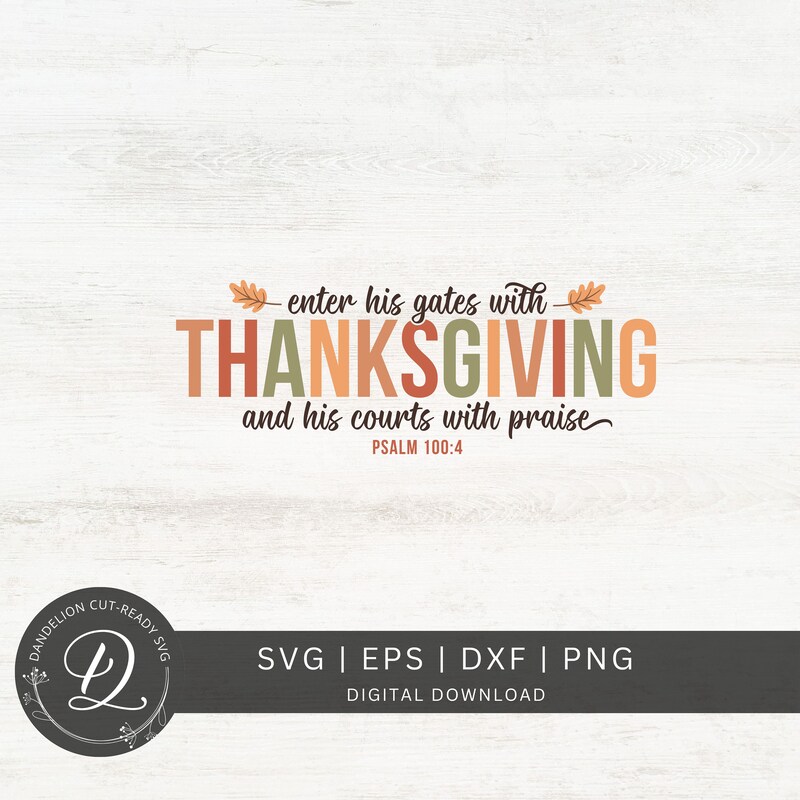 Christian Thanksgiving Clipart - Etsy