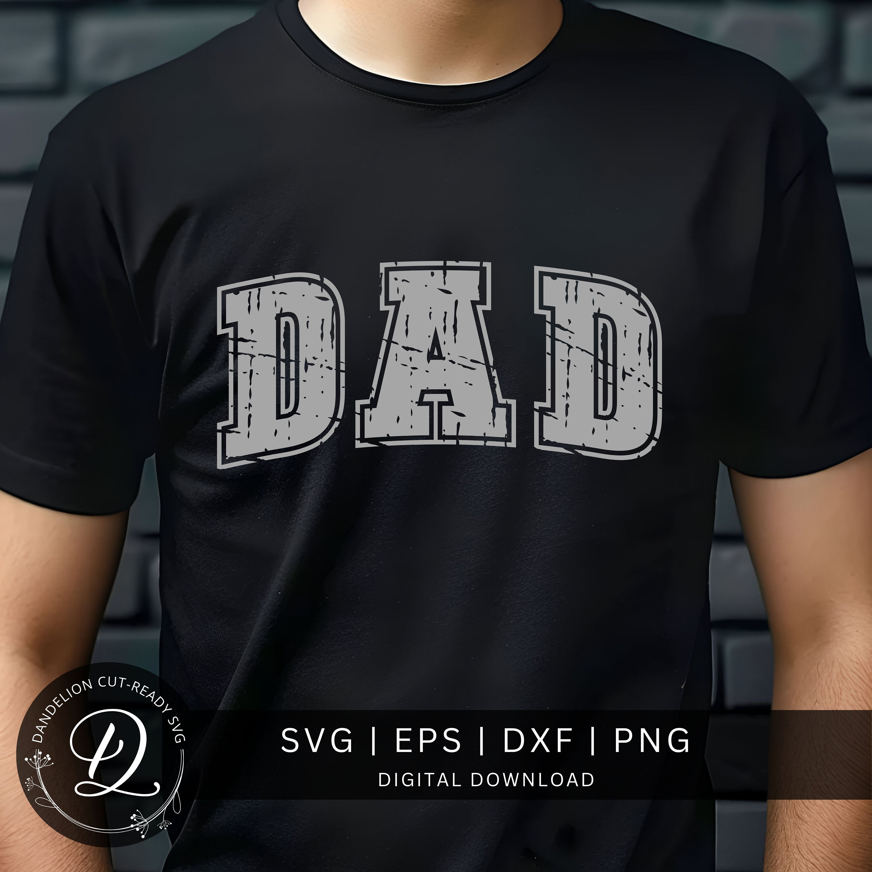 Dad Arched SVG, Father's Day SVG, Dad Svg Cut File, Dad Grunge PNG, Dad ...