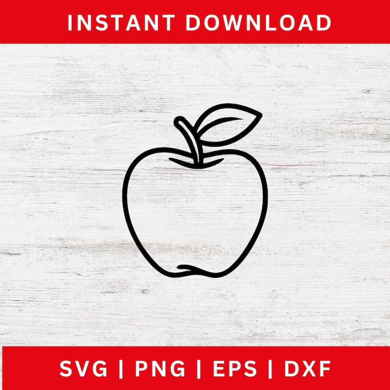 Apple Svg - Etsy
