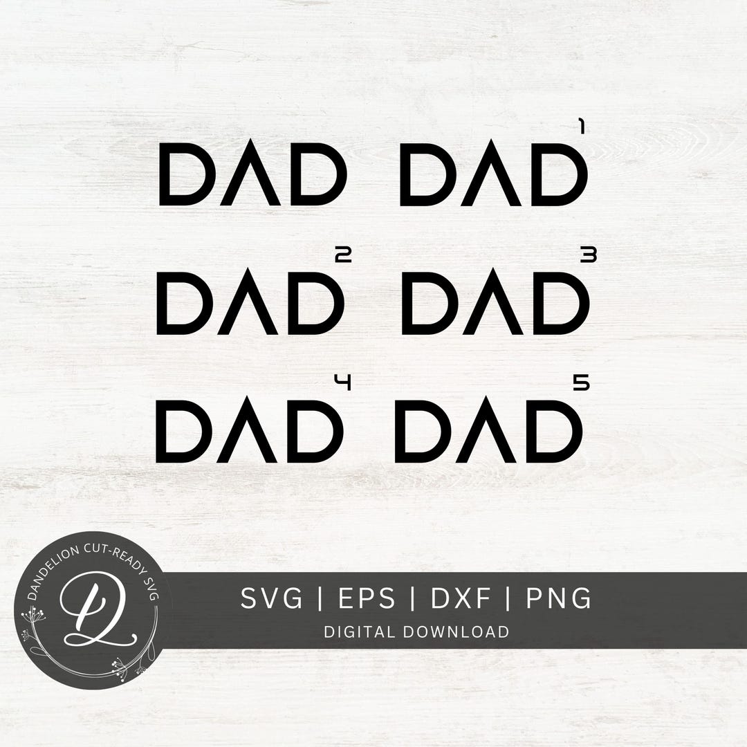 Dad SVG Bundle, Father's Day SVG, Daddy Svg Cut File, Dad Shirt Svg ...