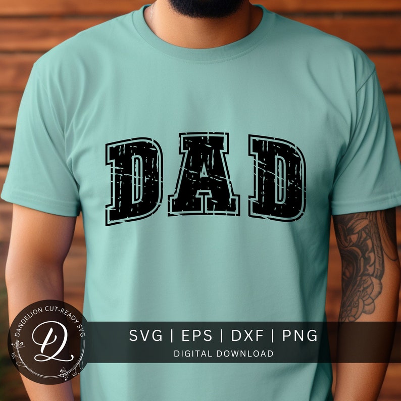 Dad Arched SVG, Father's Day Cut File (digital Download) - Etsy