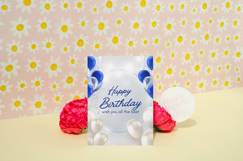 Editable Birthday Card Template Instant Download - Etsy