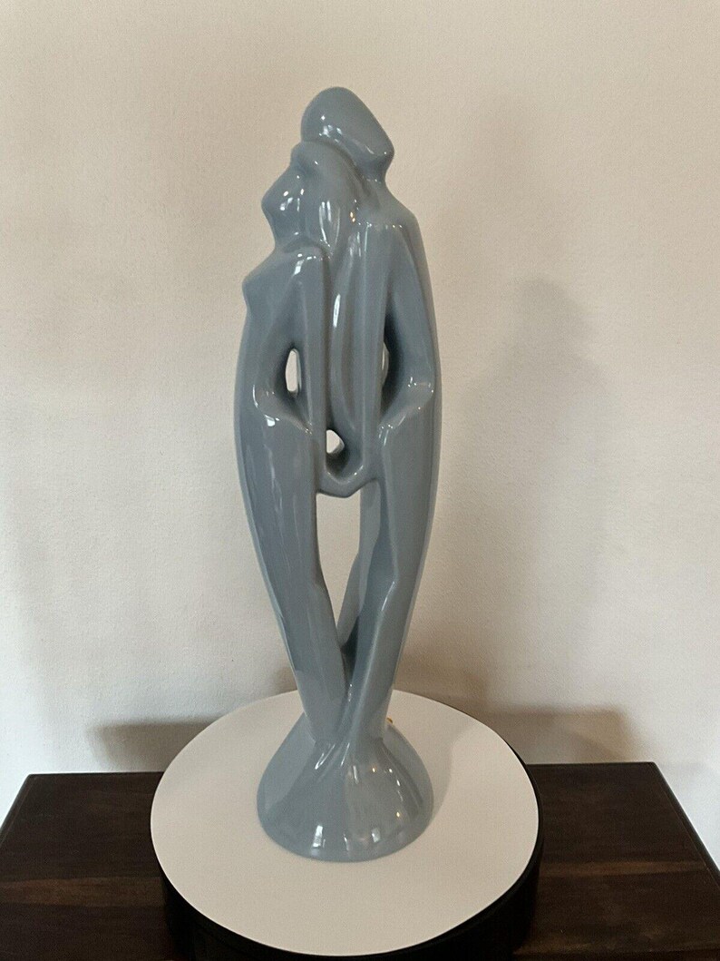 Vtg Royal Haeger Pottery Statue Sculpture Rendezvous Lovers Loving ...