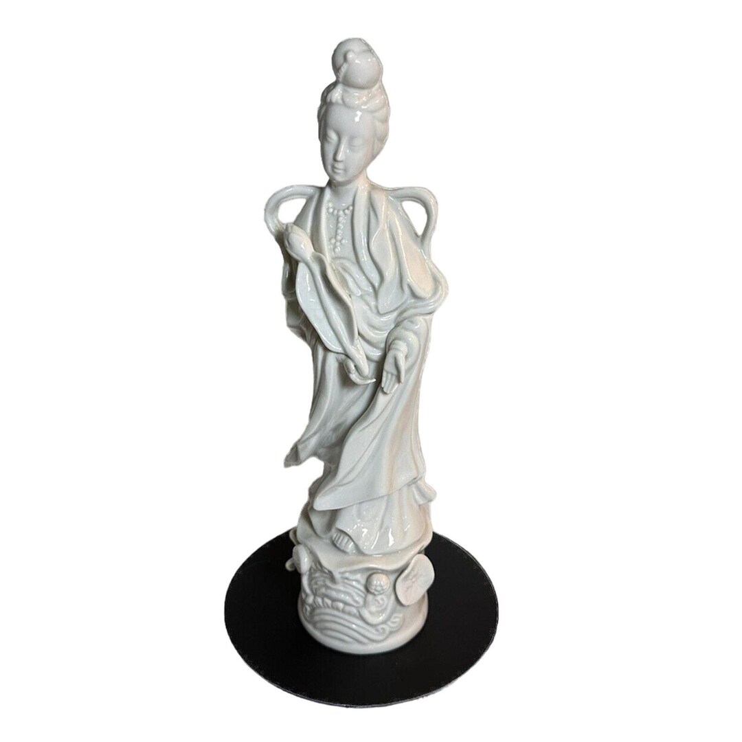 HOMCO Porcelain Geisha Figurine Statue With Flower 1426 Mother of Mercy ...