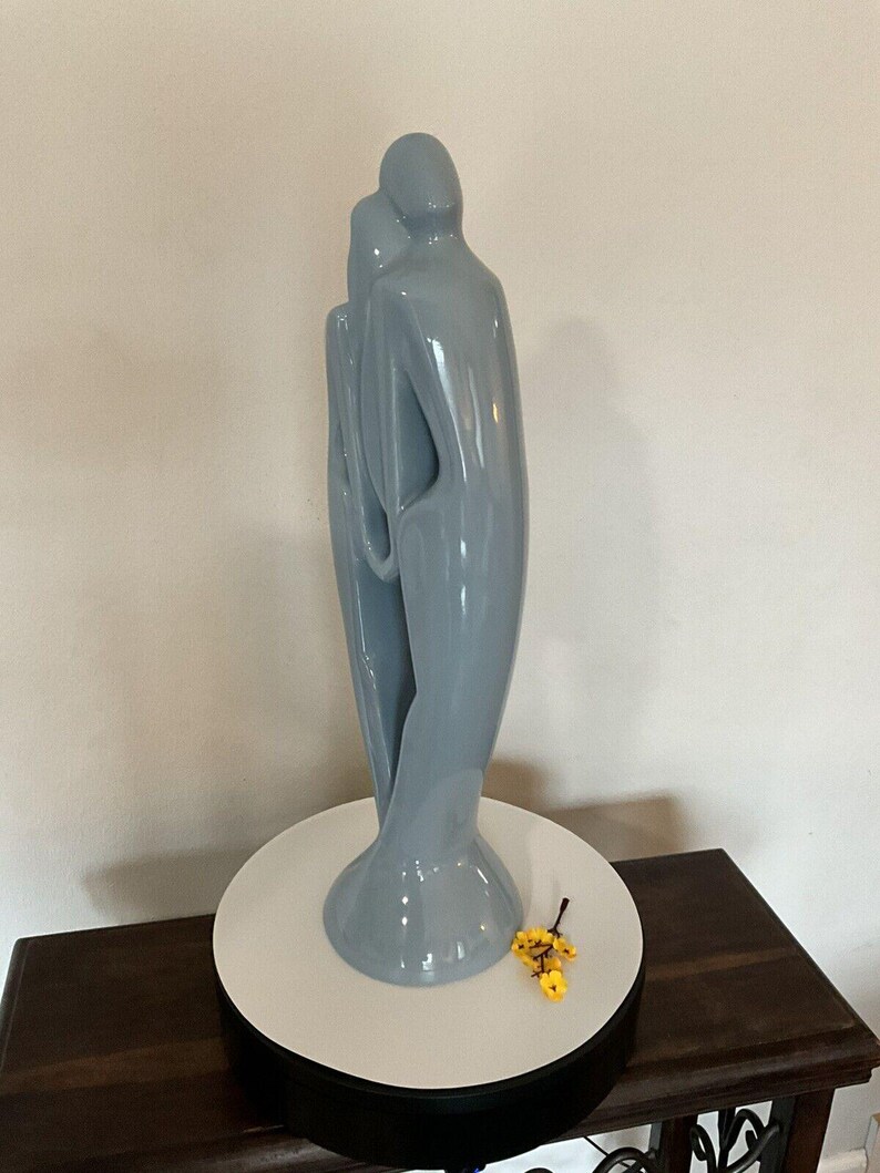 Vtg Royal Haeger Pottery Statue Sculpture Rendezvous Lovers Loving ...