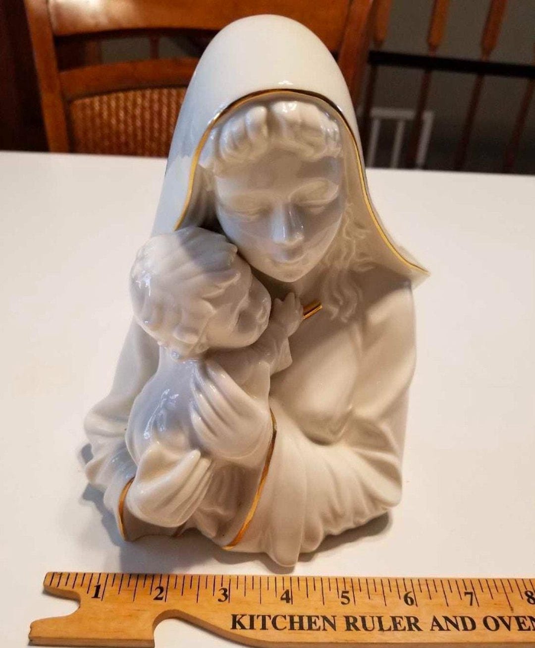 Virgin Mary Madonna Mother Child Statue Figurine FK0001 Holiday ...