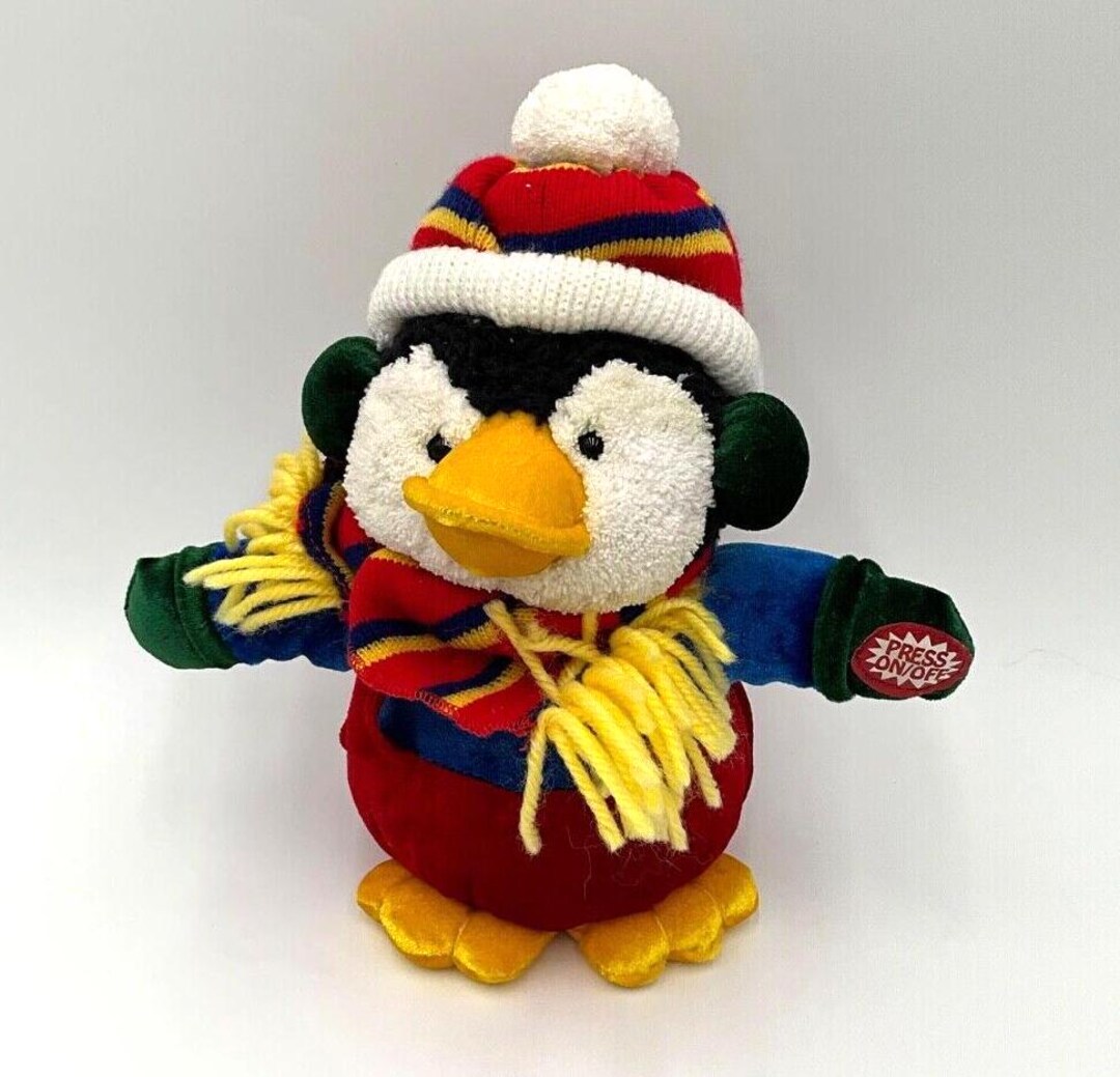 Vintage Dan Dee Musical Penguin: Animated Elvis 'jailhouse Rock ...