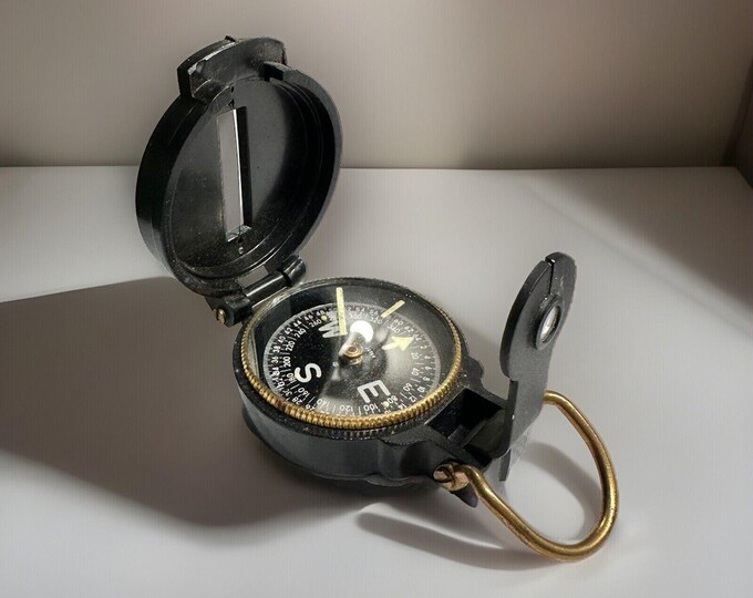 Vintage Directional Engineer Compass Black Japanese 12BX Grandpa-core ...