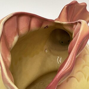 Vintage Ceramic Fish Kissing Lips Planter Pot Hand Painted Whimsical ...