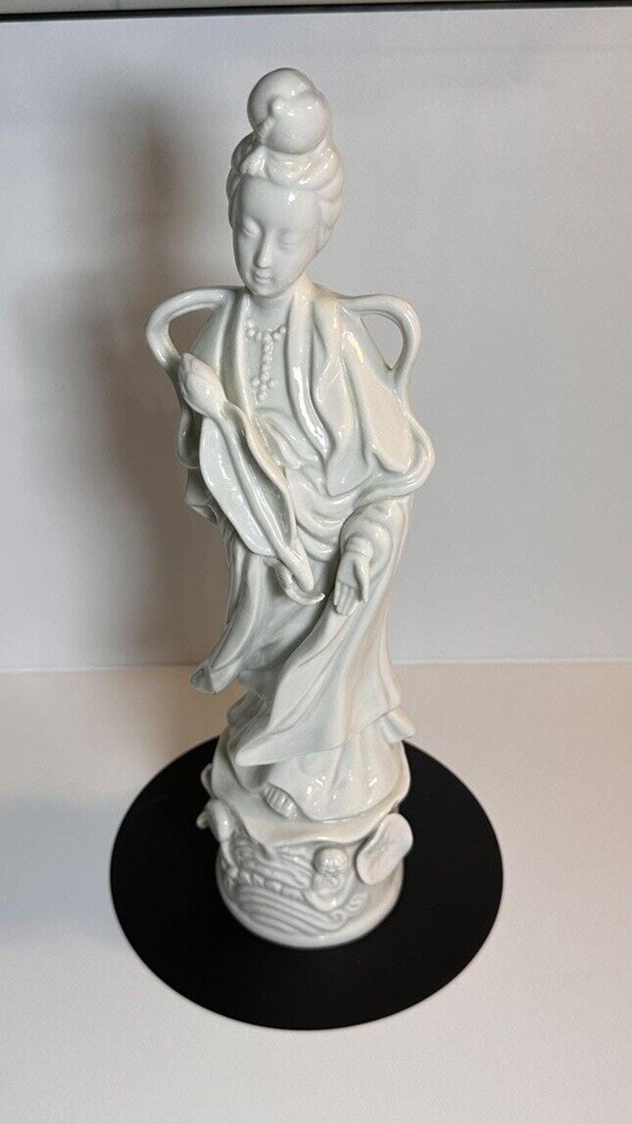 HOMCO Porcelain Geisha Figurine Statue With Flower 1426 Mother of Mercy ...