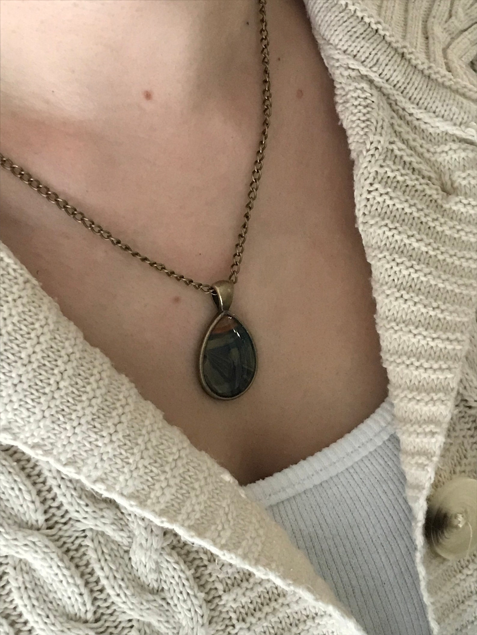 Edvard Munch Scream Pendant, Epoxy Resin Art Jewelery, Vintage Painting ...