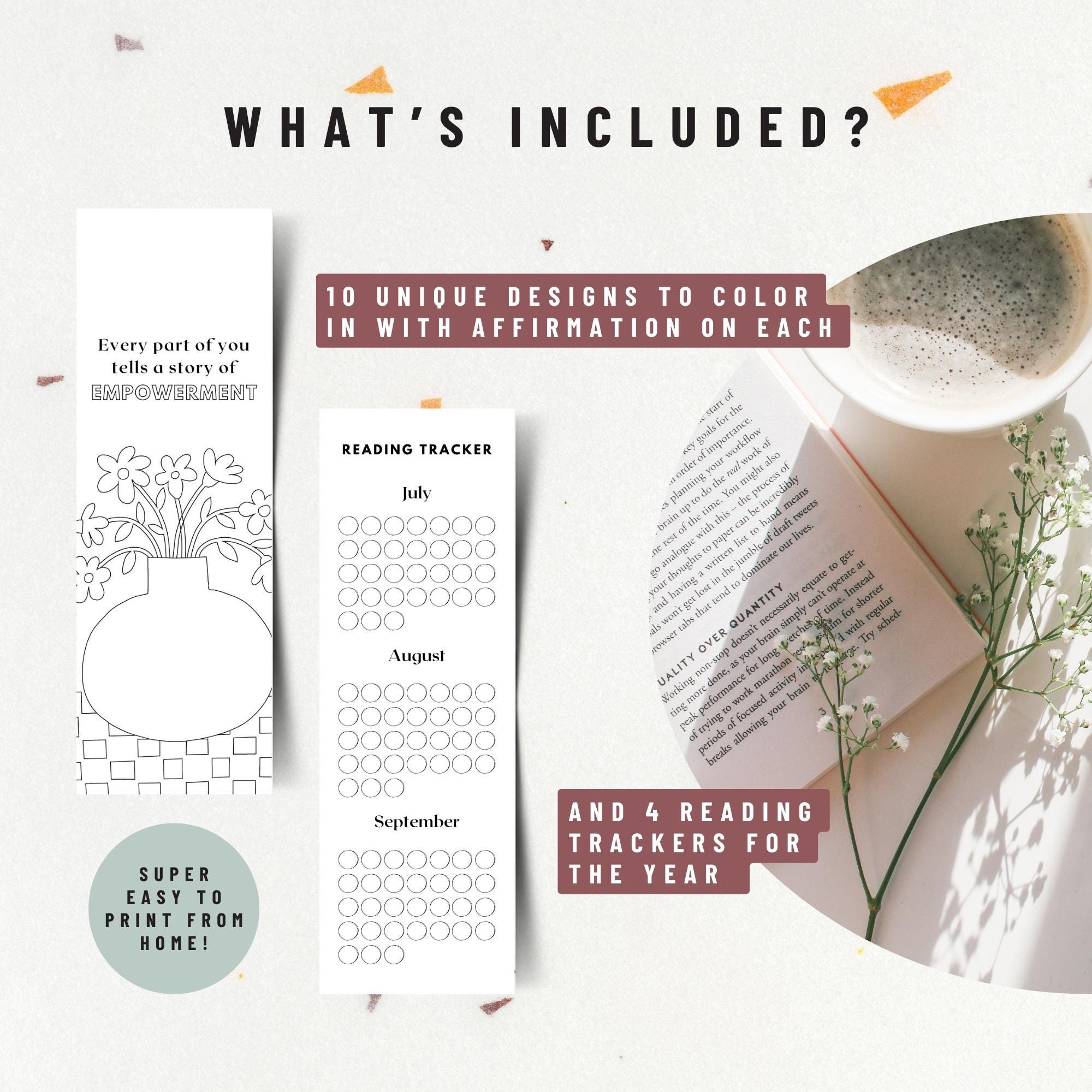 Coloring Bookmarks Reading | Affirmation Bookmarks | Coloring Bookmarks ...