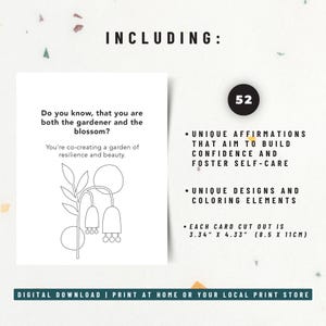 Positive Affirmation Coloring | Coloring Affirmation Cards ...