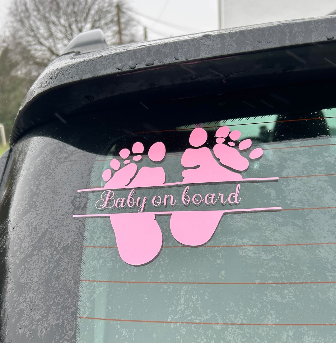 Baby on Board Car Sticker Vinyl - Etsy